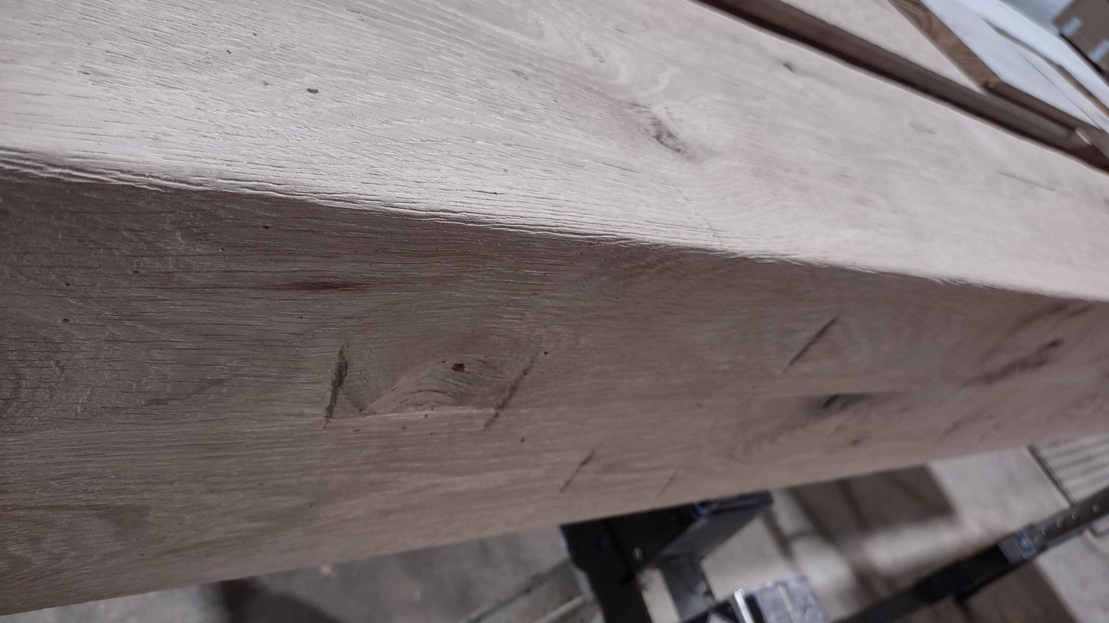 Sample- Custom Rustic White Oak Box Beams - Etsy