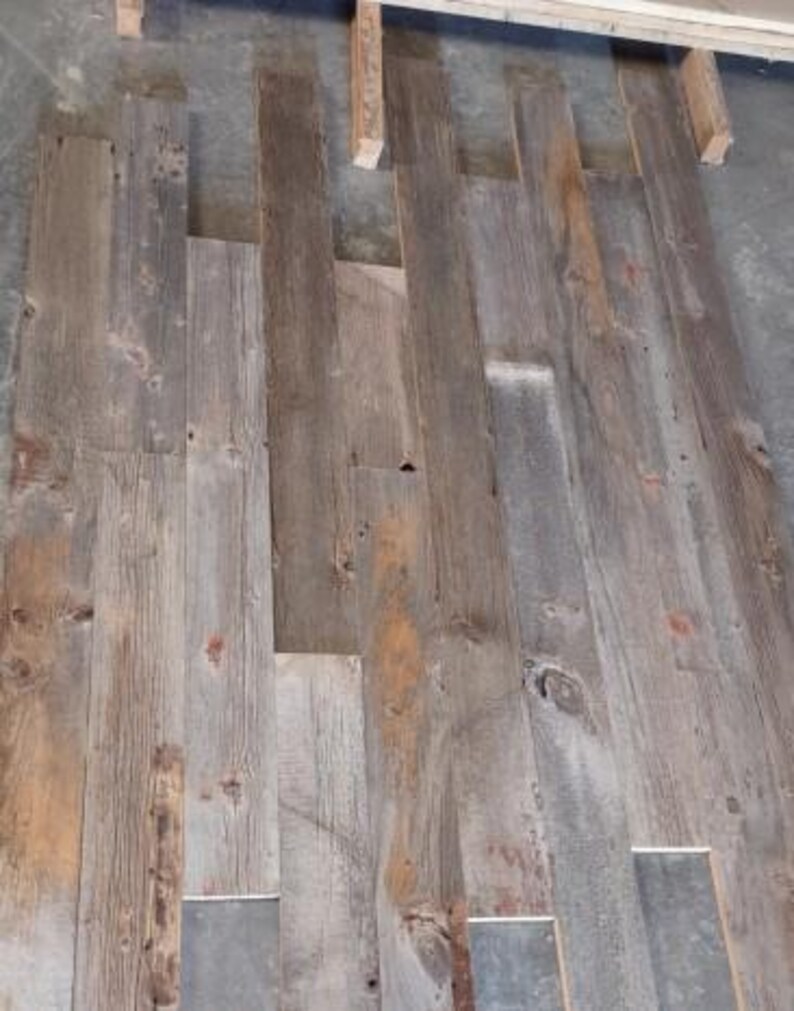 Rustic Gray Barn Siding Accent Wall Material Sample - Etsy