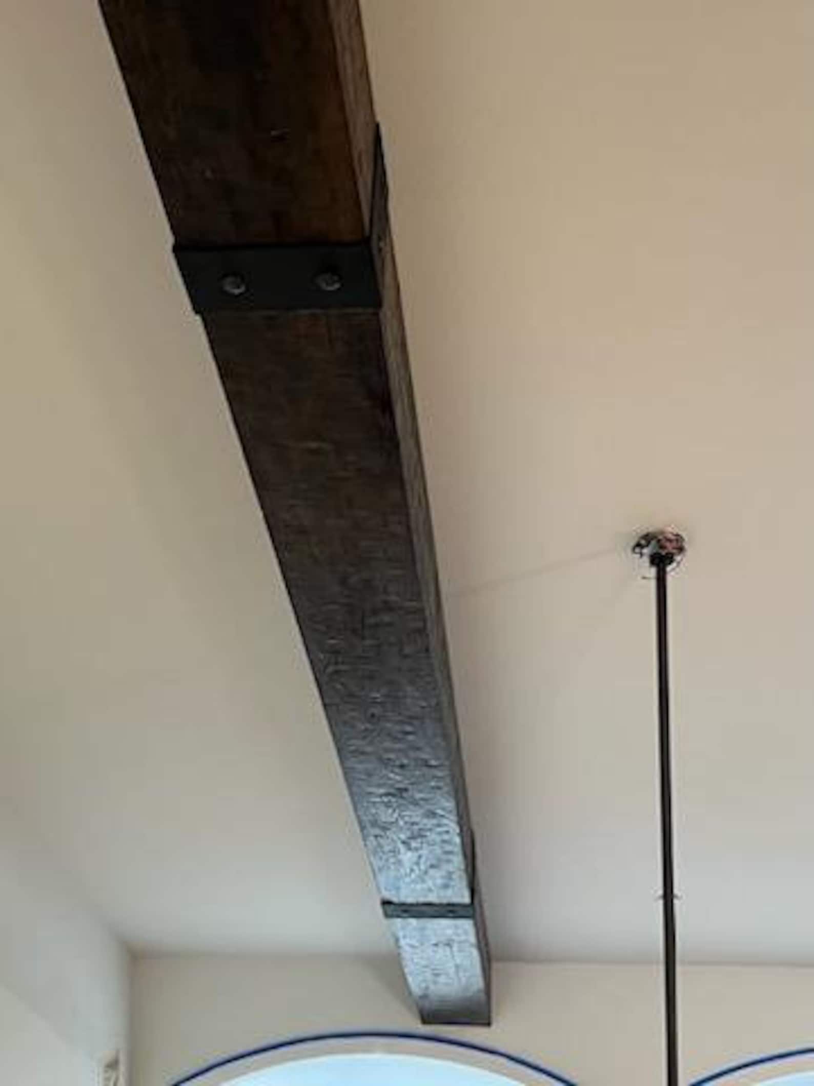 Sample- Custom Rustic White Oak Box Beams - Etsy