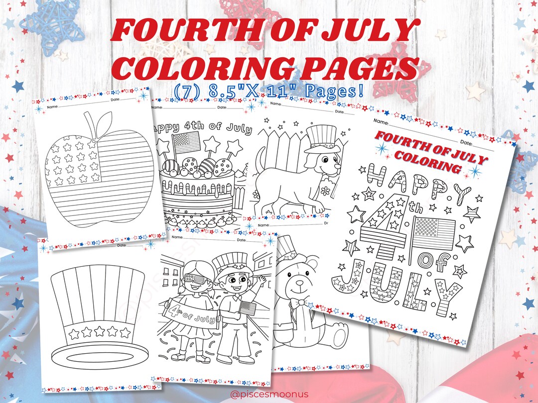Fourth of July Coloring Pages | 4th of July Party | Printable for Kids ...
