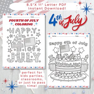 Fourth of July Coloring Pages | 4th of July Party | Printable for Kids ...