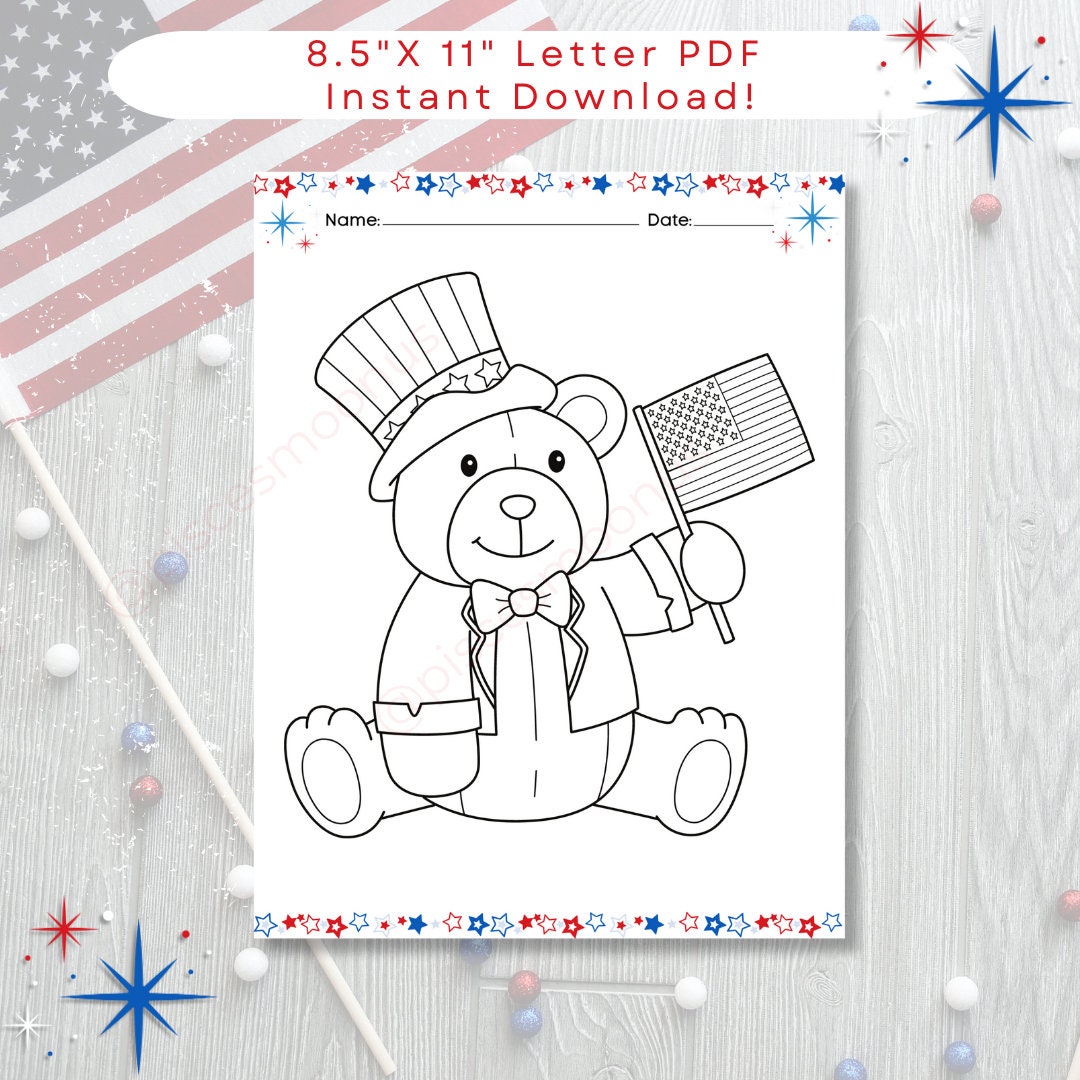 Fourth of July Coloring Pages | 4th of July Party | Printable for Kids ...