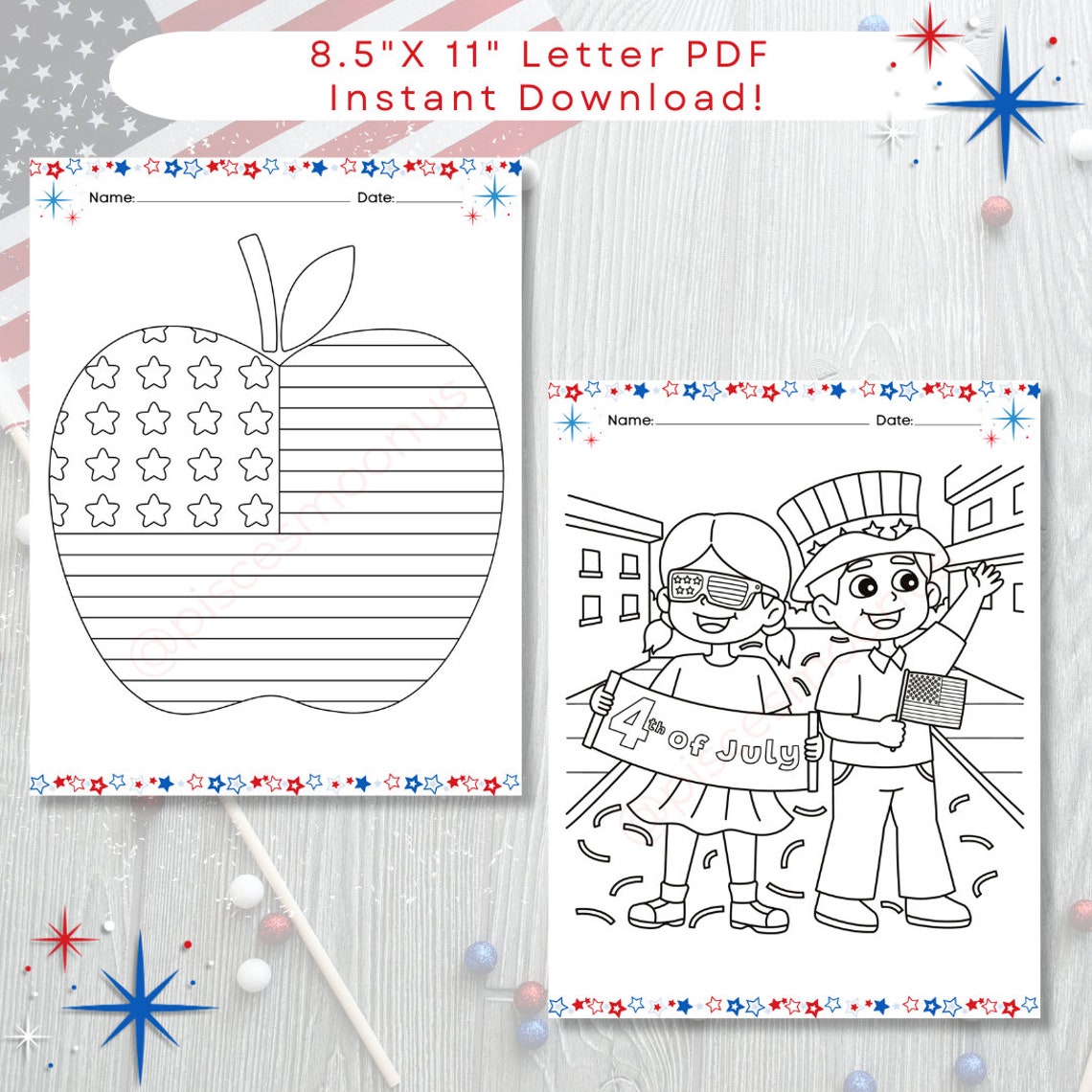 Fourth of July Coloring Pages | 4th of July Party | Printable for Kids ...