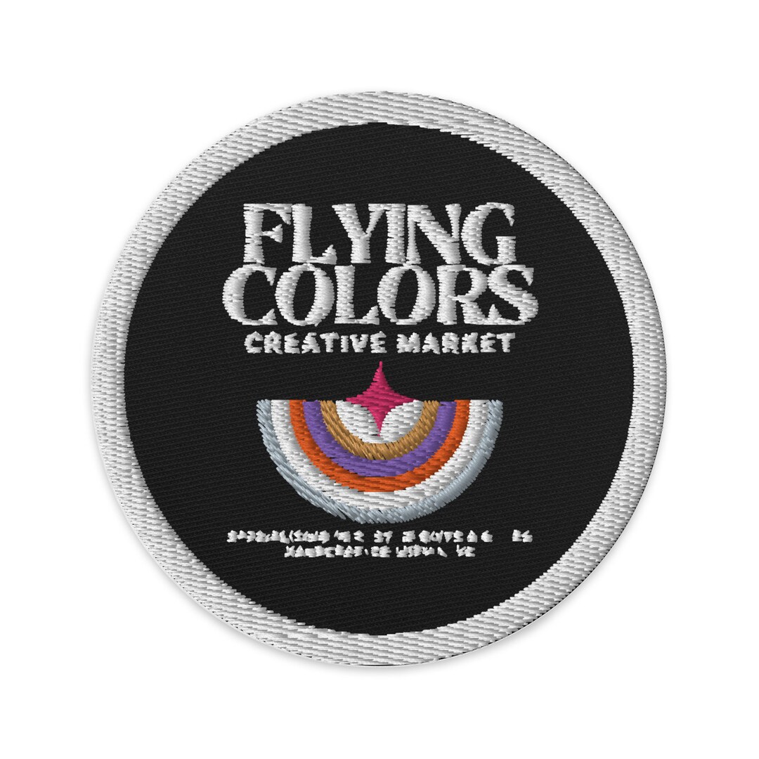 Flying Colors Logo Embroidery Patches - Etsy