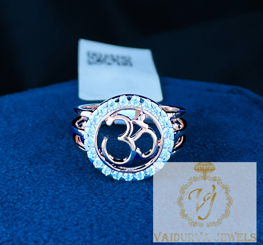 Om Ring, Religious Om Ring, Men's Ring, 10k, 14K Gold Finish Om Ring ...