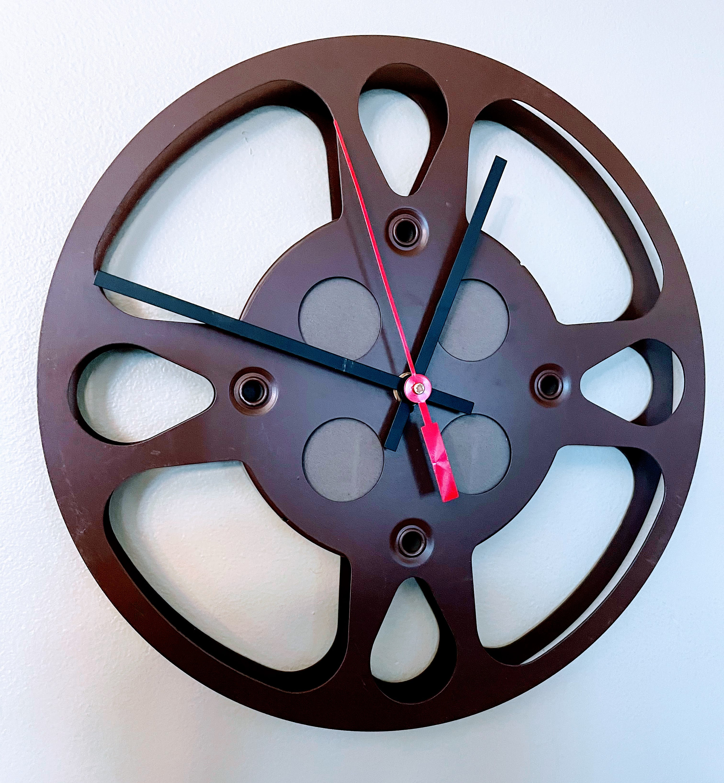 BROWN 16mm Film Reel Clock - Etsy