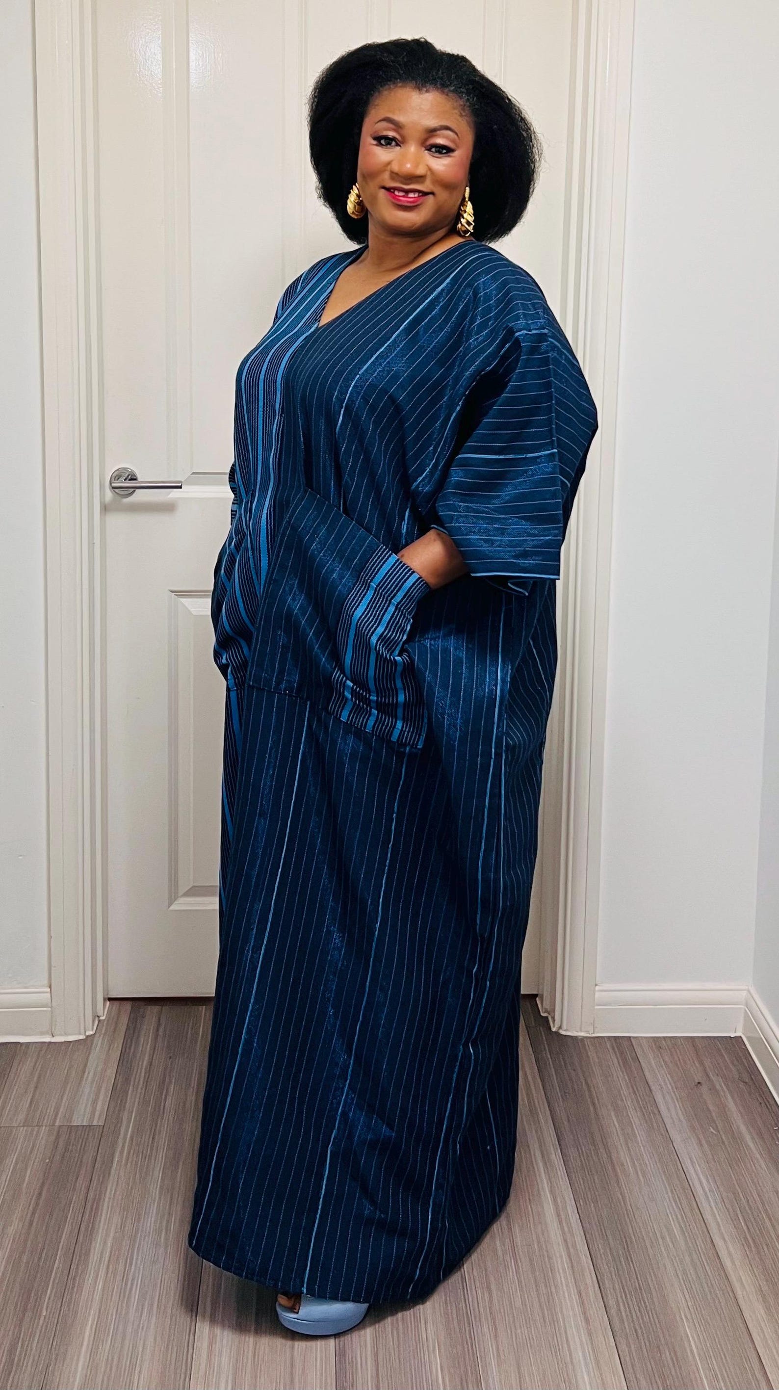 Abeke Exclusive Aso Oke Kaftan With Head Tie - Etsy