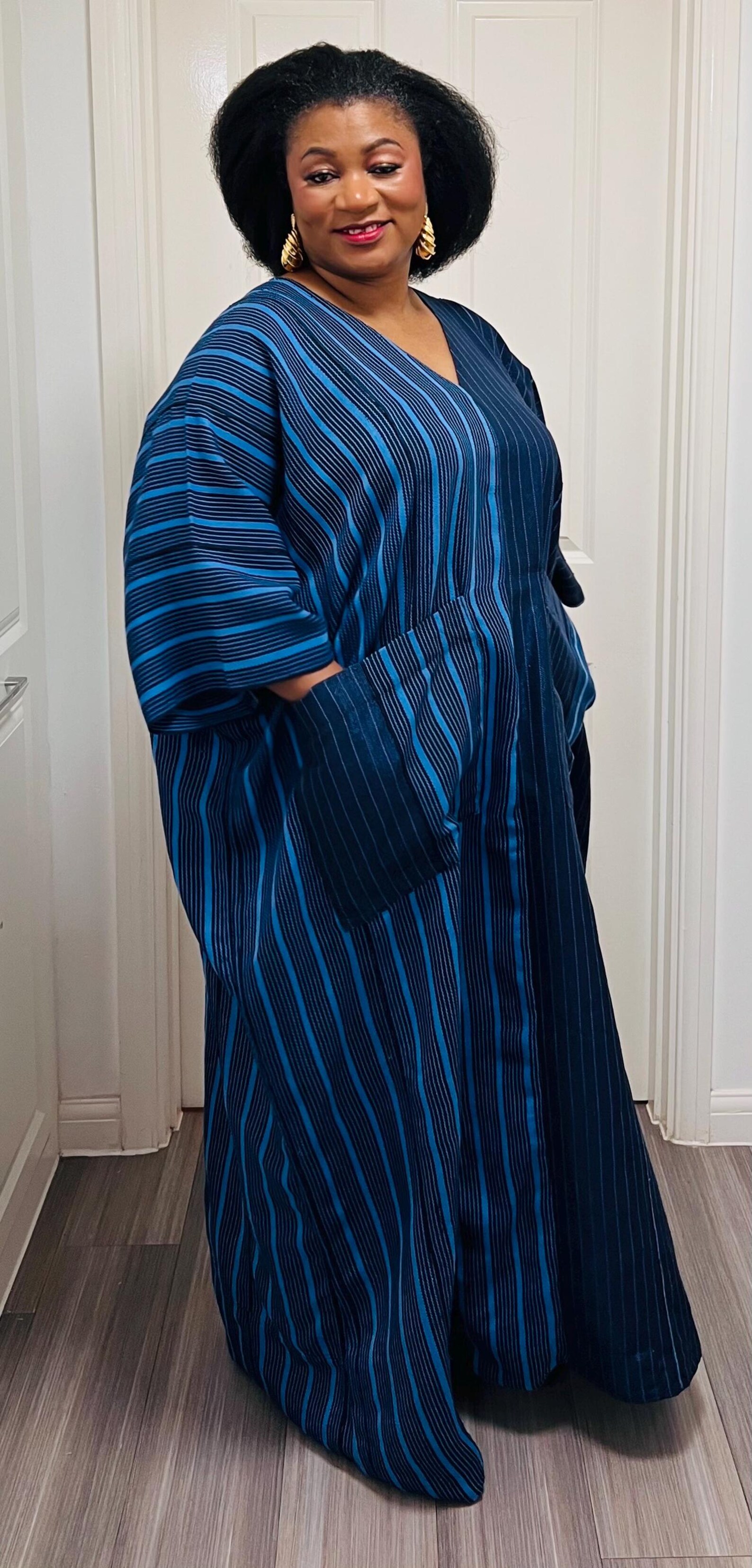 Abeke Exclusive Aso Oke Kaftan With Head Tie - Etsy
