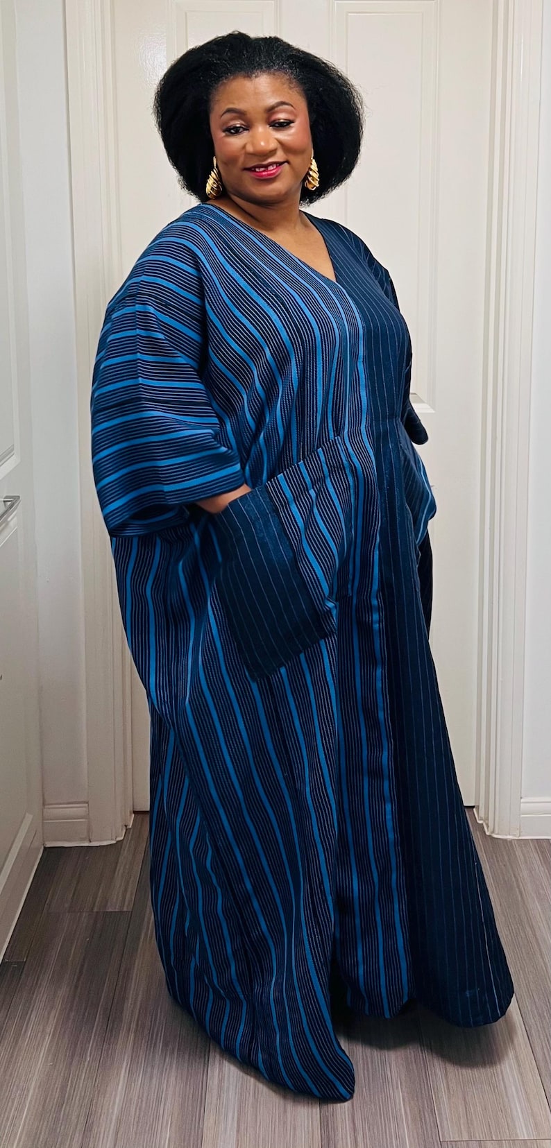 Abeke Exclusive Aso Oke Kaftan With Head Tie - Etsy