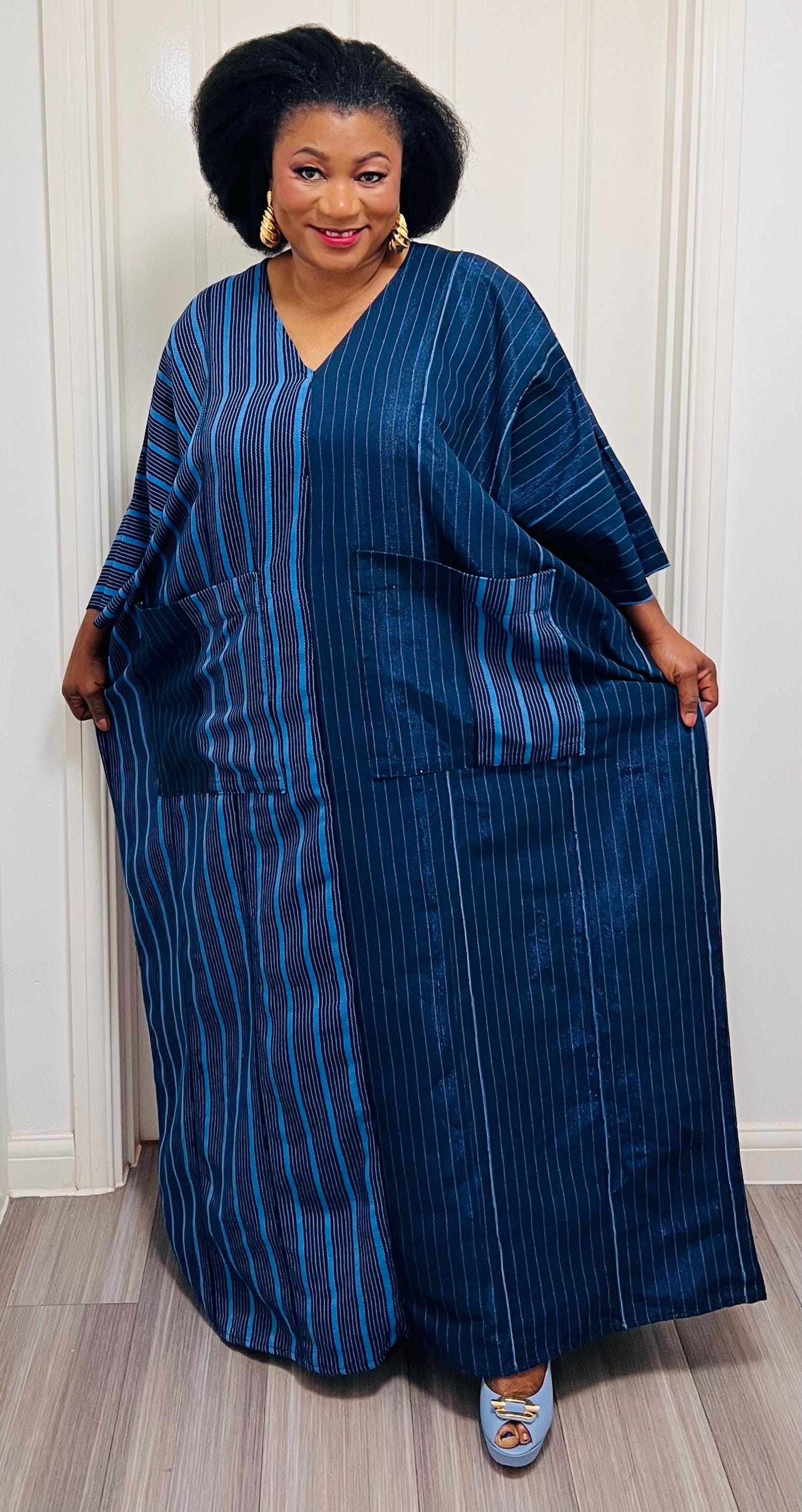 Abeke Exclusive Aso Oke Kaftan With Head Tie - Etsy