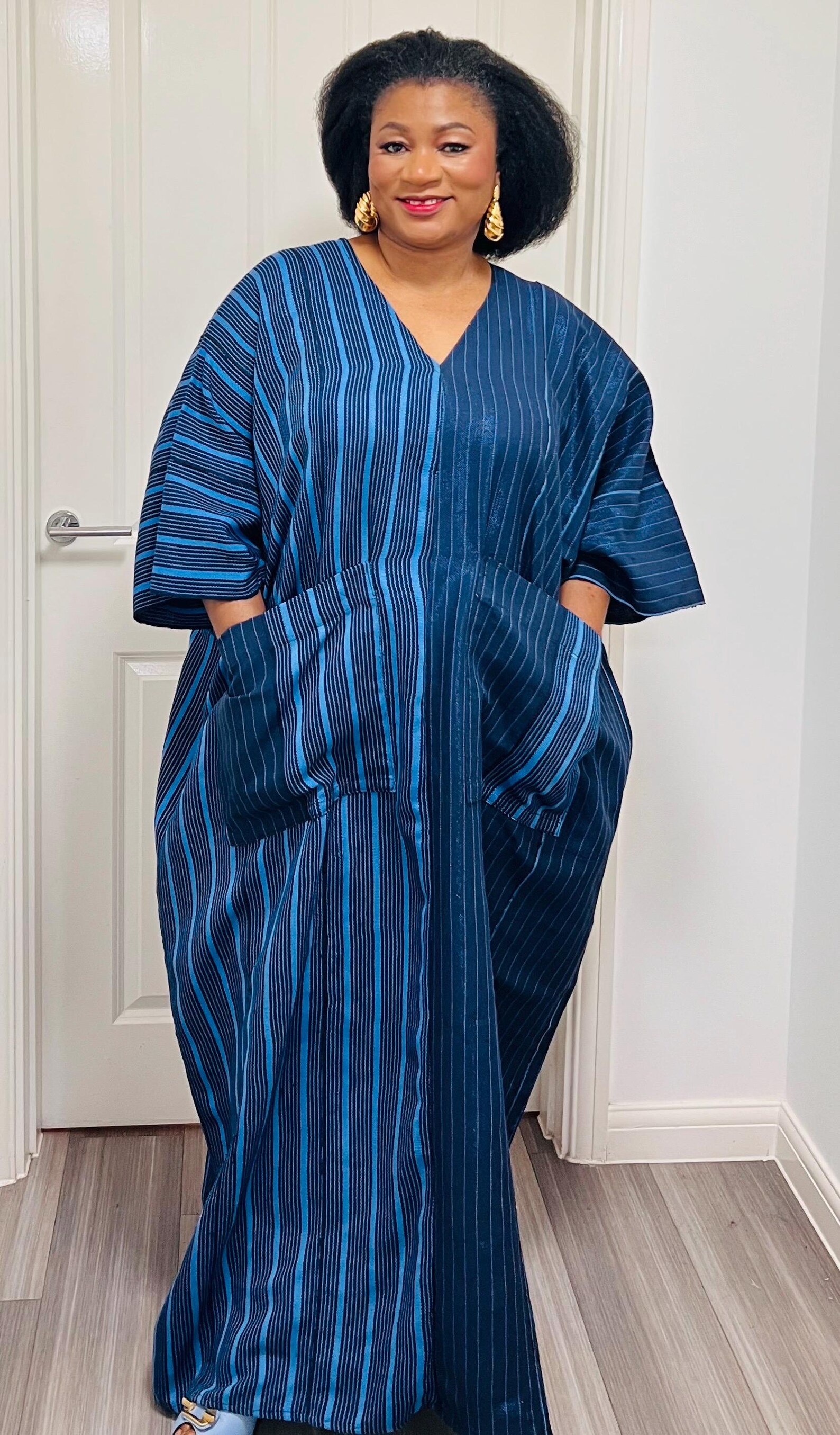 Abeke Exclusive Aso Oke Kaftan With Head Tie - Etsy