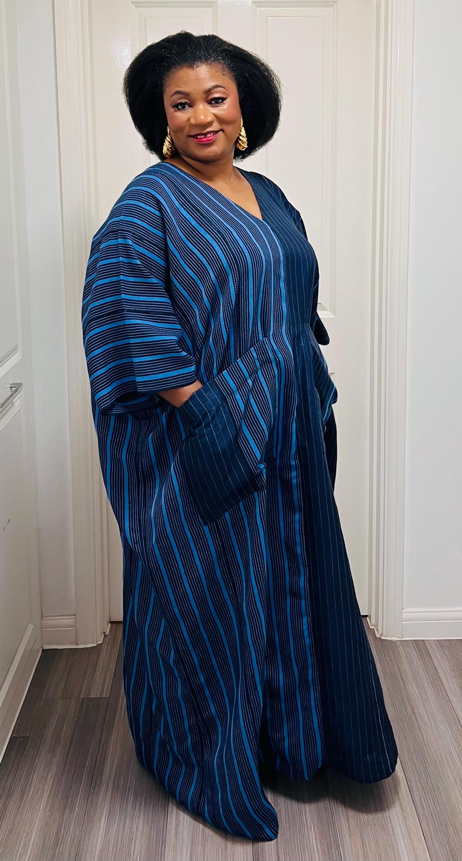 Abeke Exclusive Aso Oke Kaftan With Head Tie - Etsy