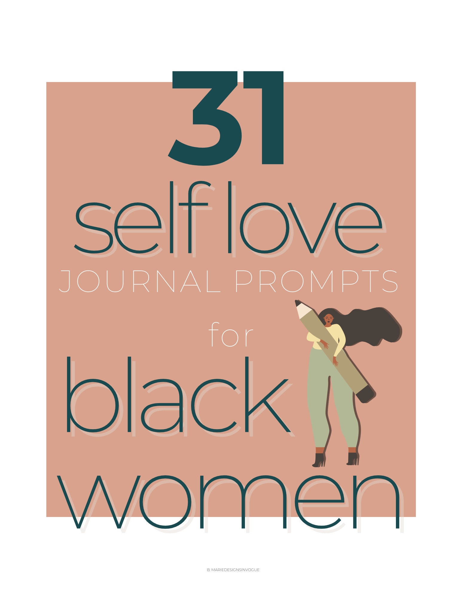 31 Self Love Journal Prompts for Black Women | Journal Prompts ...