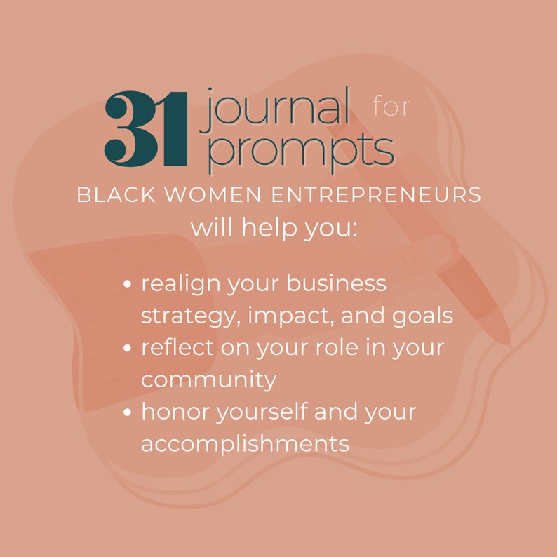 31 Journal Prompts for Black Women Entrepreneurs | Journal Prompts ...