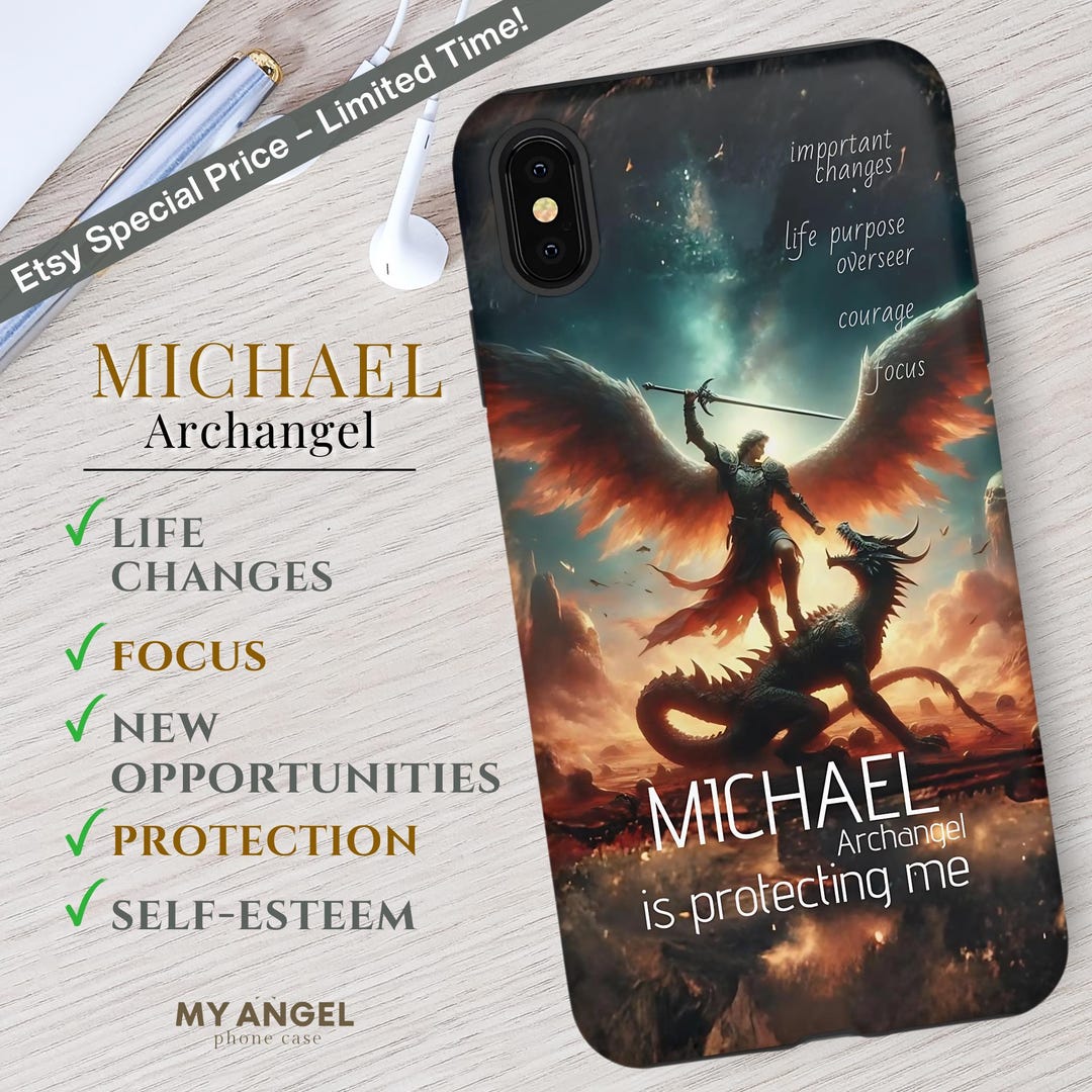 Michael's Triumph Tough Case From My Angel Phone Case Michael Archangel ...