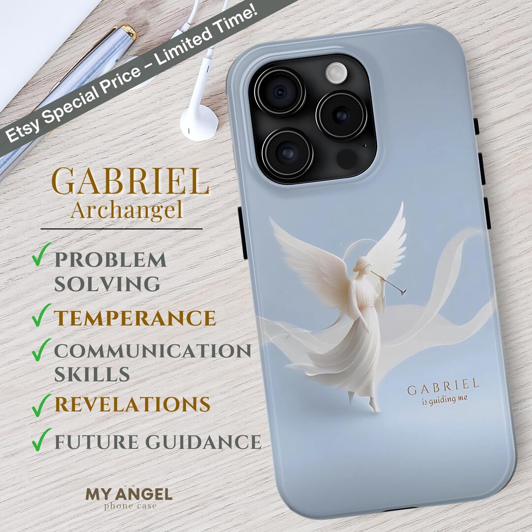 Gabriel the Guide V2 Tough Case by My Angel Phone Case Elegant ...
