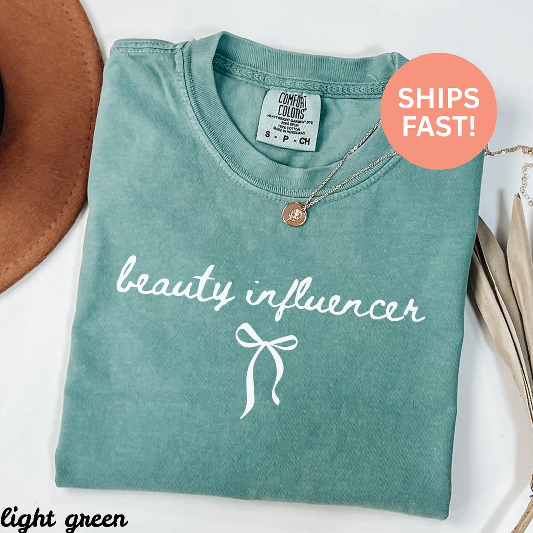Comfort Colors® Beauty Influencer Shirt Makeup Artist Shirt Gift for ...