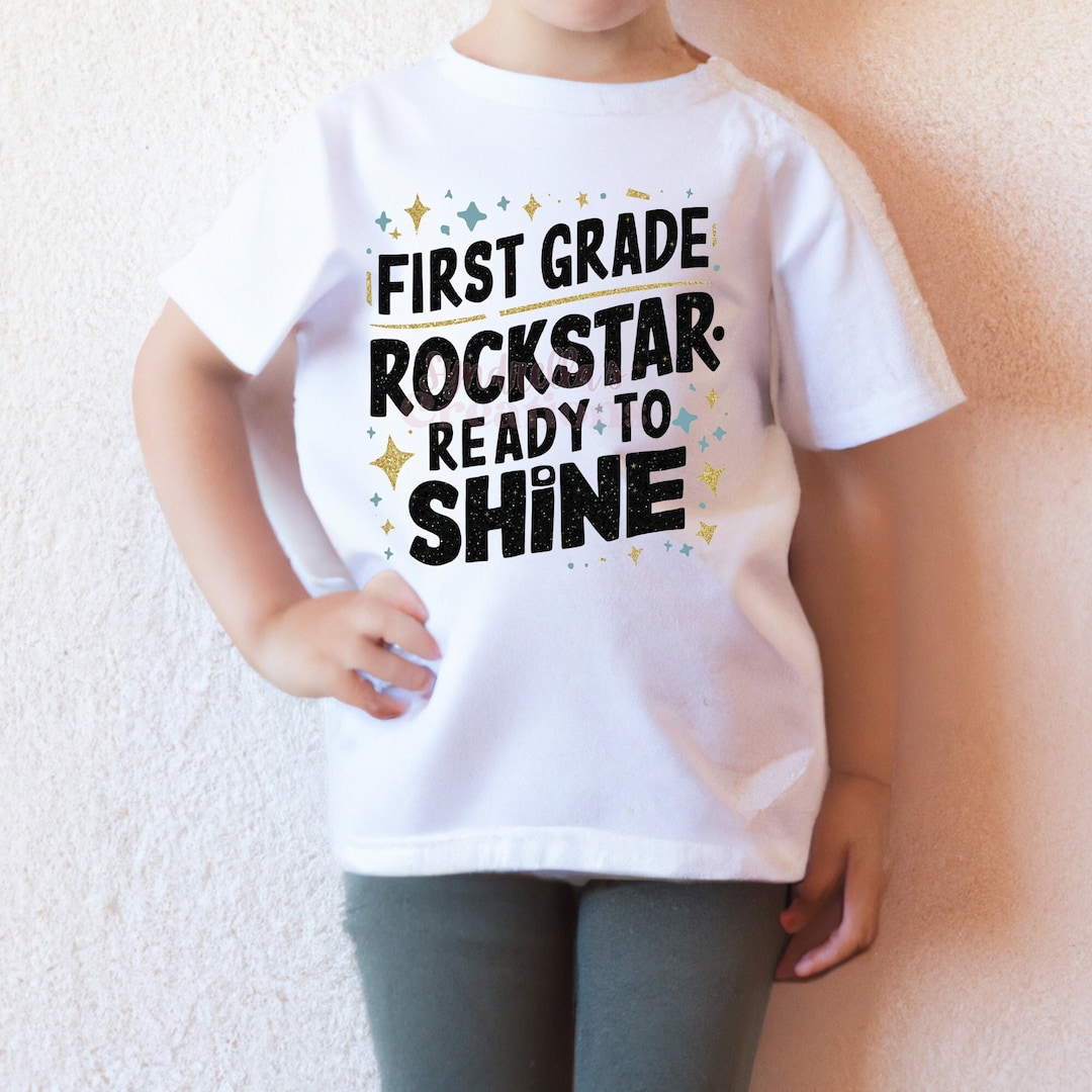First Grade Rockstar Png, Back to School Png, Last Day of School ...