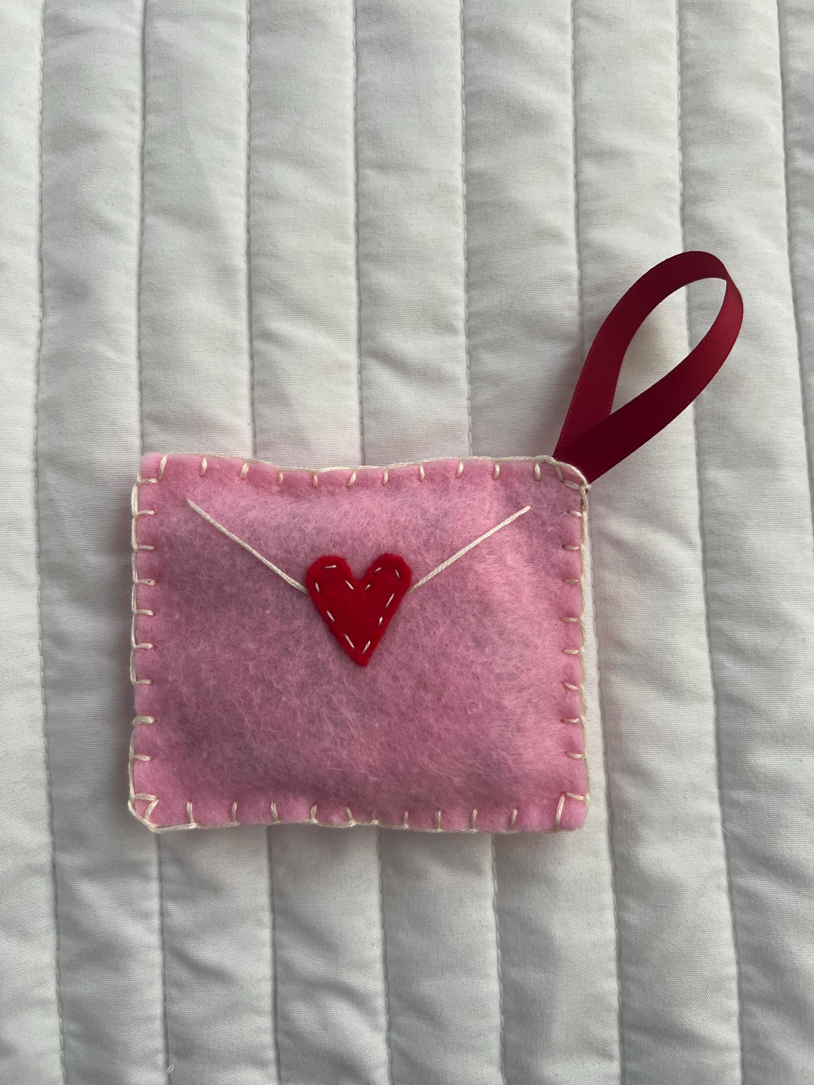 Valentines Day Envelope Felt Ornament - Etsy