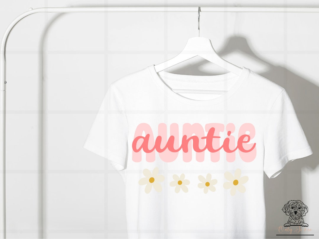 Auntie SVG With Matching Auntie's Little Bestie SVG and PNG Files - Etsy