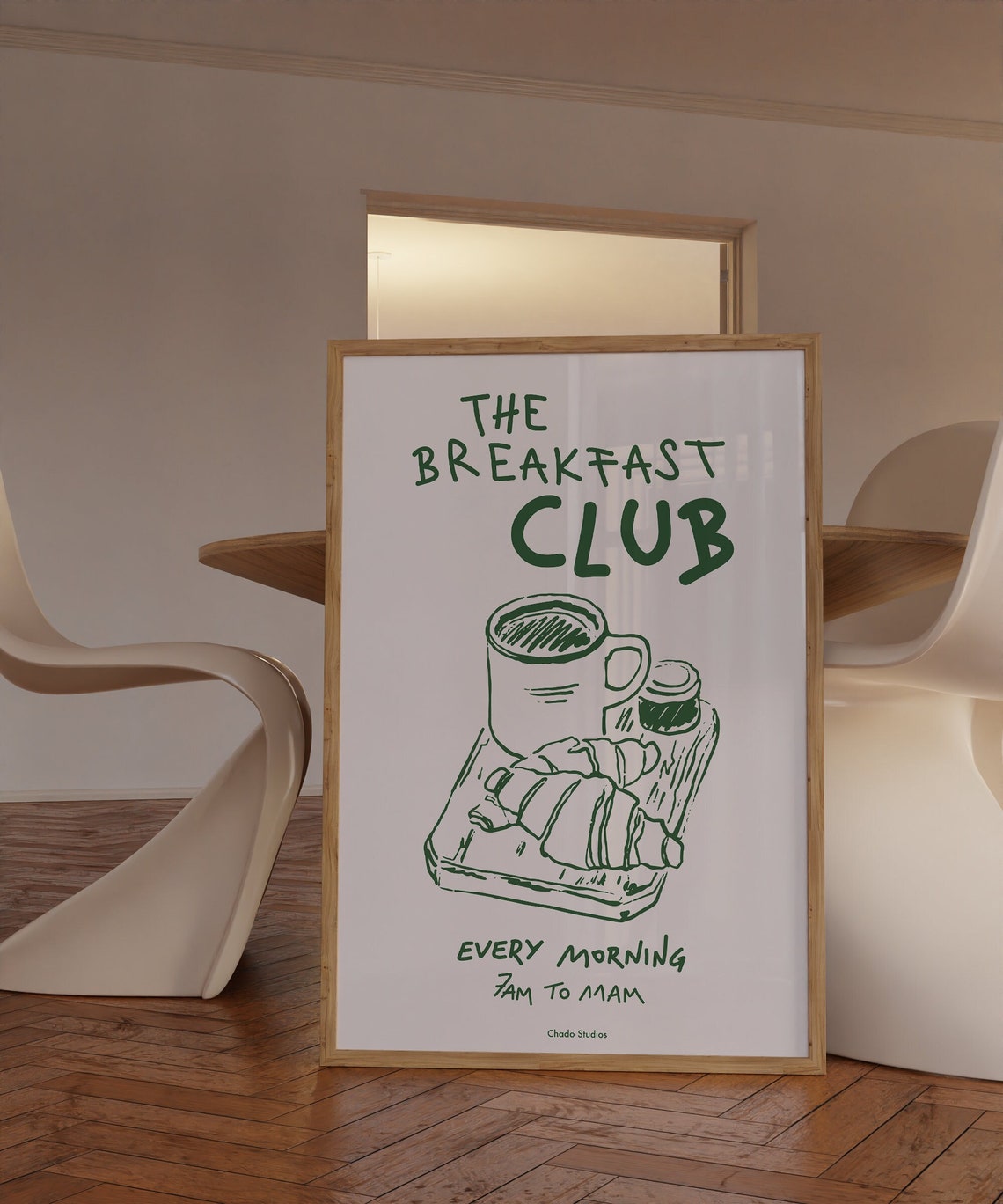 The Breakfast Club Print, Vertical Poster, Minimalistic Print, Bauhaus ...