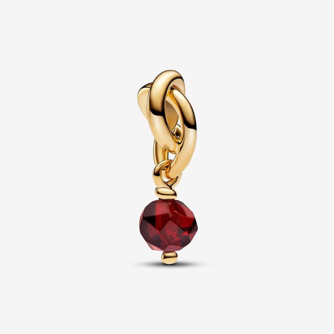 Pandora January Birthstone Eternity Circle Dangle Charm - Etsy