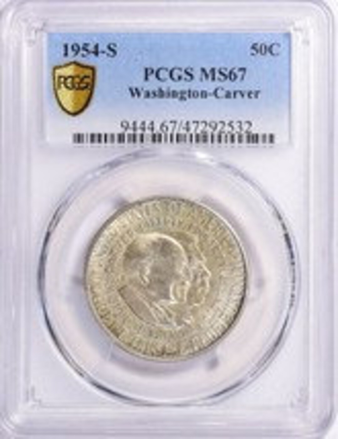 1954-S Washington-carver Half Dollar PCGS MS67 Near Top Grade Registry ...
