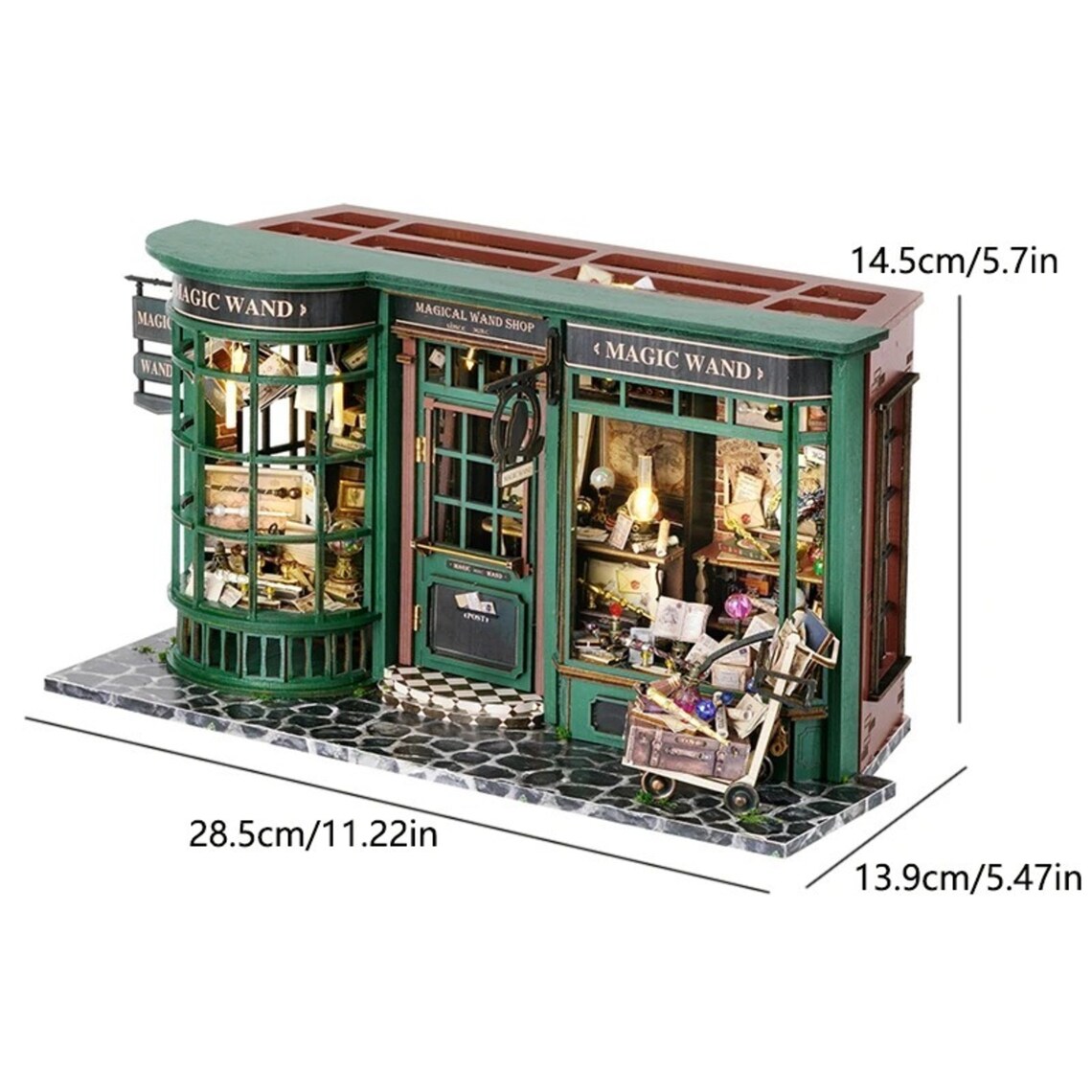 Magical Doll House Miniature Doll DIY Assembly Building Model Kit ...