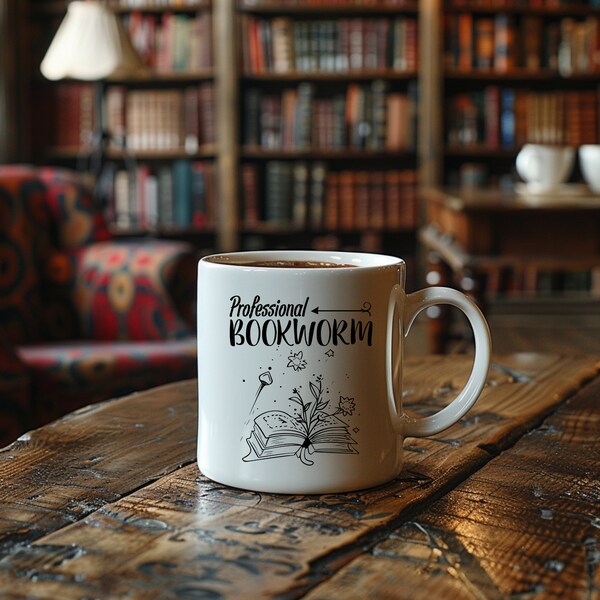 Professional Bookworm Mug - Etsy