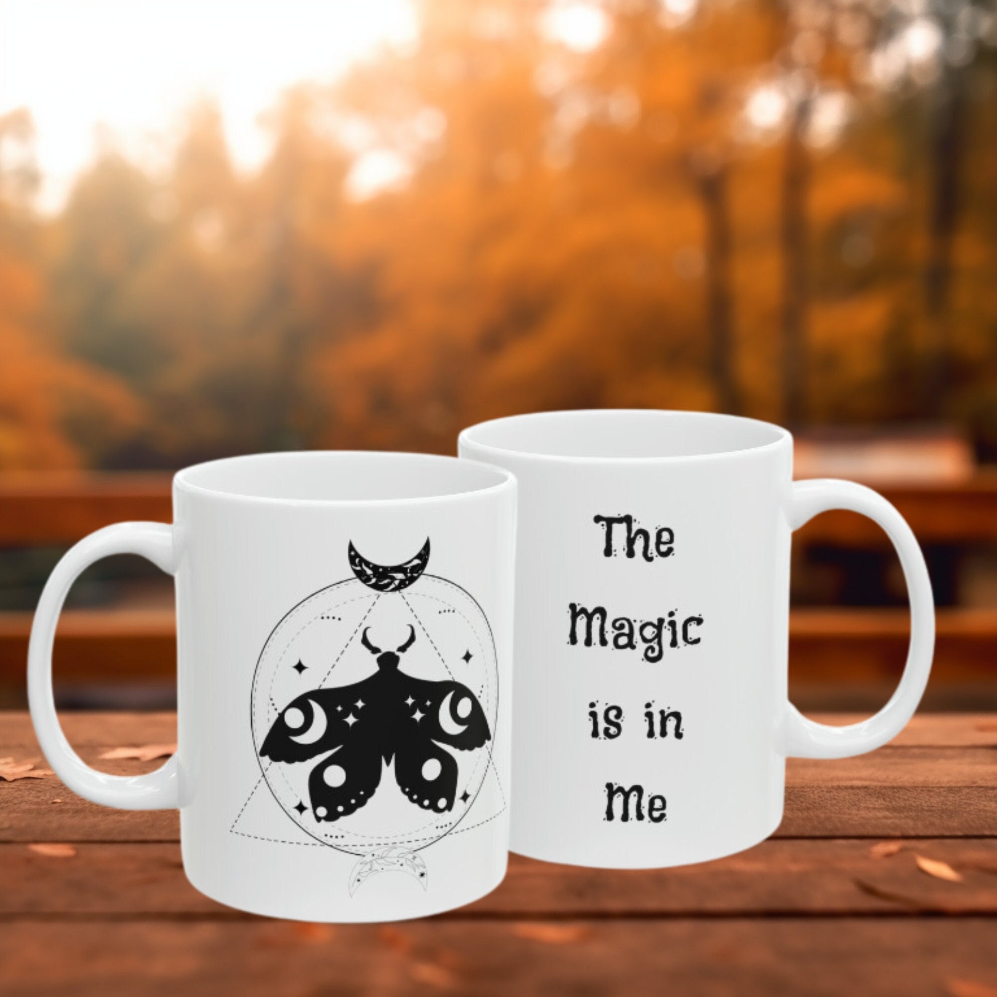 The Magic is in Me Witchy Ceramic Mug 11oz, Witchy Gift Idea, Pagan Mug ...