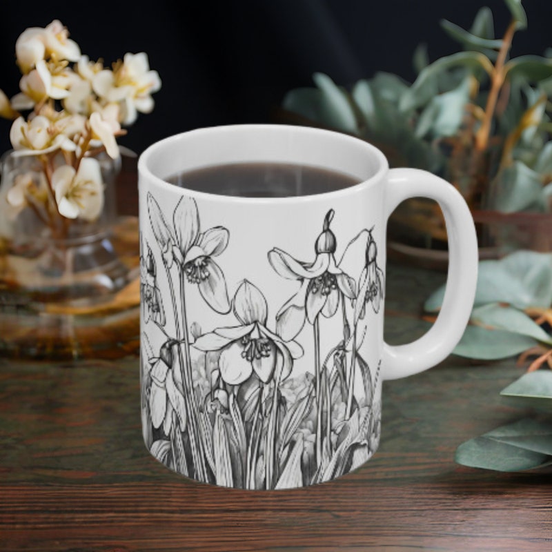 Snowdrop Tea Mugs - Etsy