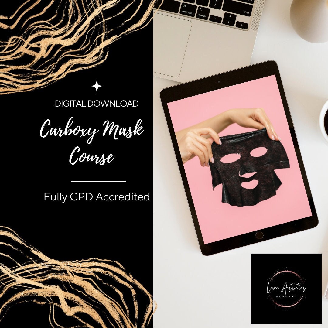 Carboxy Mask Course, DIGITAL DOWNLOAD, Fully Cpd Accredited, Carboxy ...