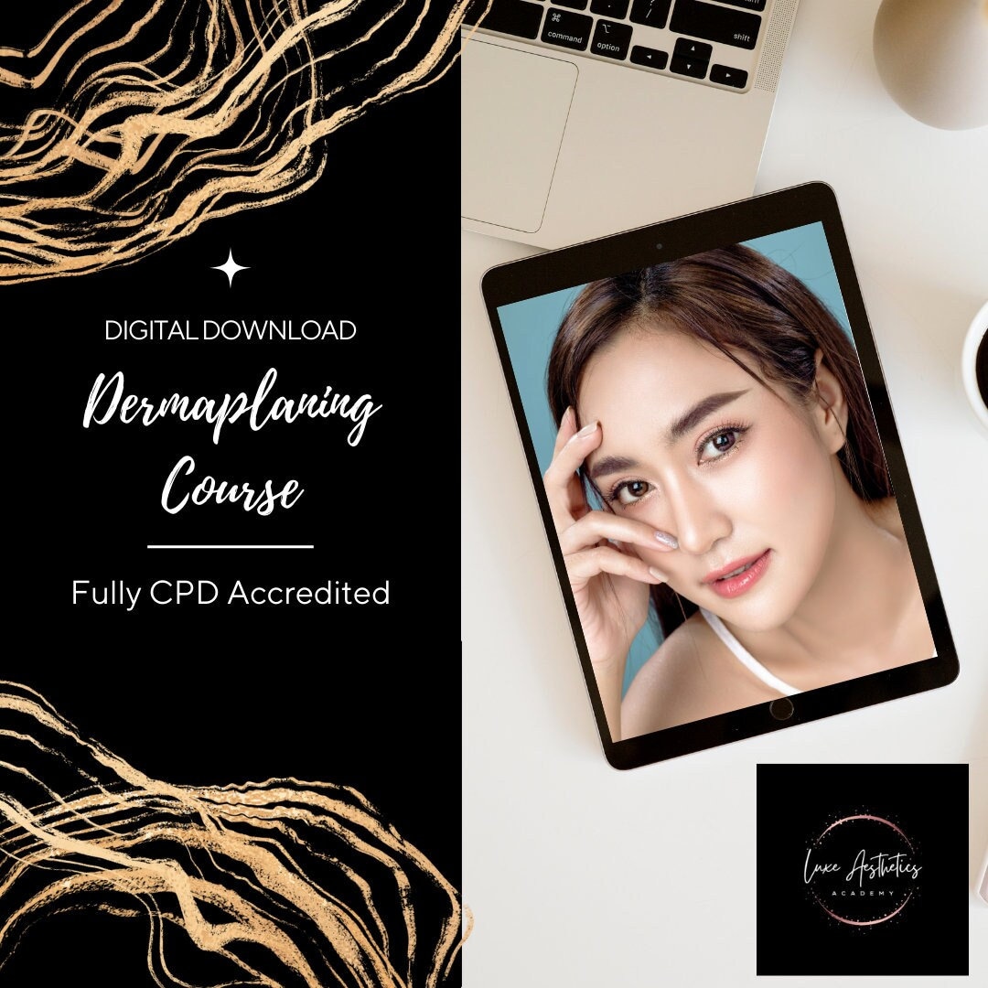 Dermaplaning Course, INSTANT DIGITAL DOWNLOAD, Fully Cpd Accredited, Dermarazor Training Course ...
