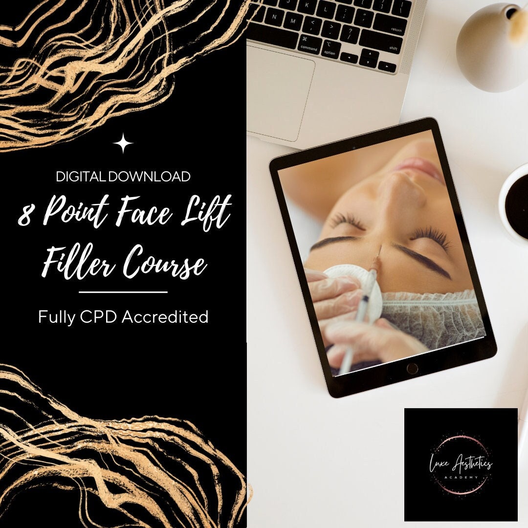 8 Point Dermal Filler Facelift Course | Instant Download | CPD ...