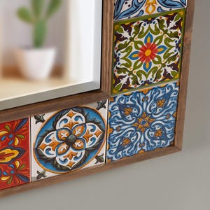 Handcrafted Turkish Tile Full Length Mirror – Bohemian Wall Decor - Etsy