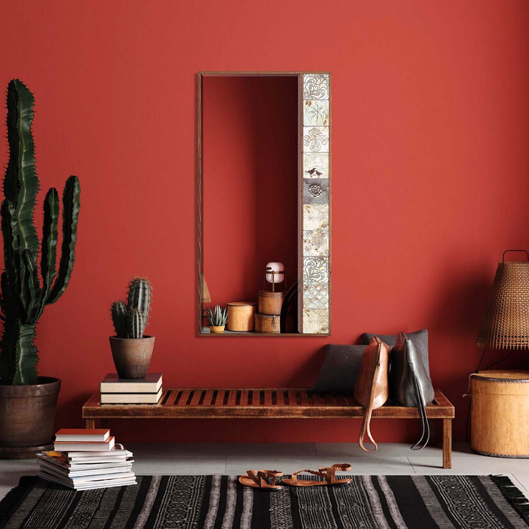 Turkish Handcrafted Tile Stone Full Length Mirror - Decorative ...