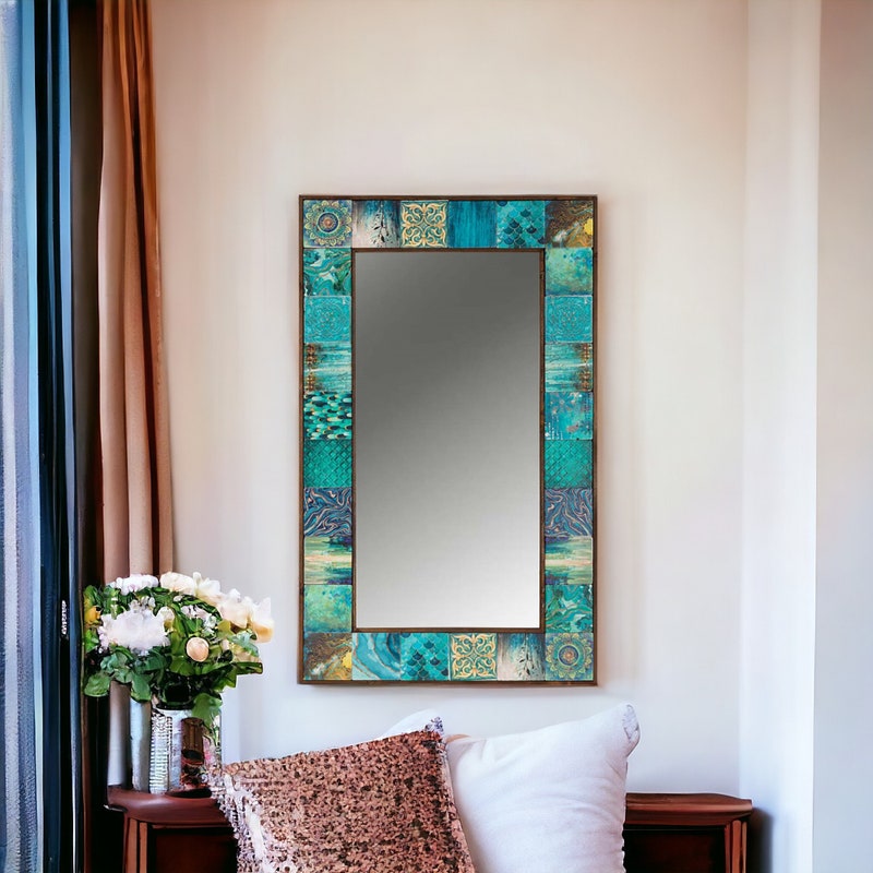 Large Bohemian Mirror - Etsy