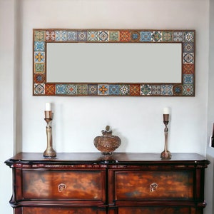 Turkish Handcrafted Tile Stone Full Length Mirror - Decorative ...