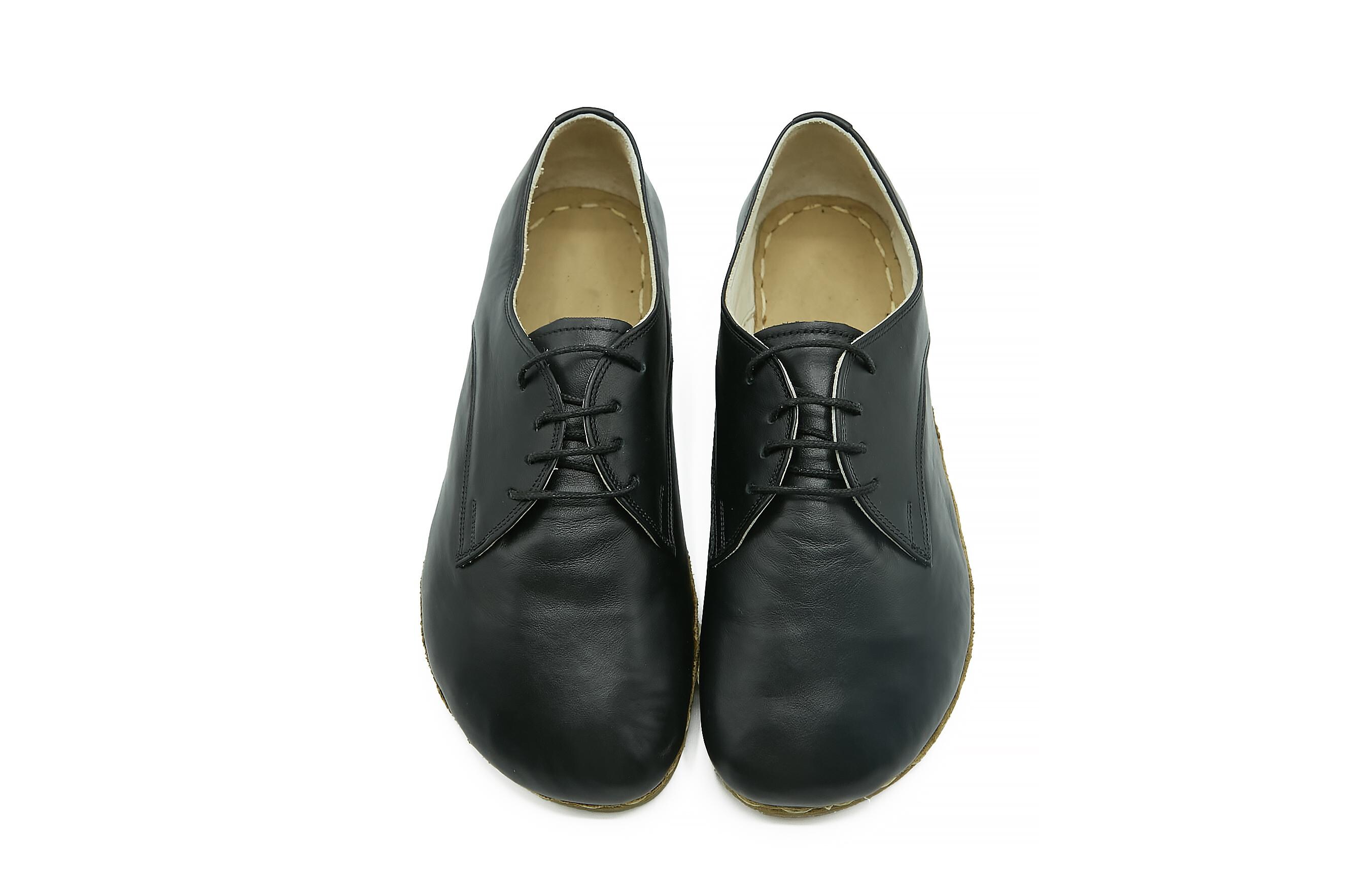 Men's Handmade Leather Barefoot Shoes: Zero Drop Oxford Shoes - Etsy
