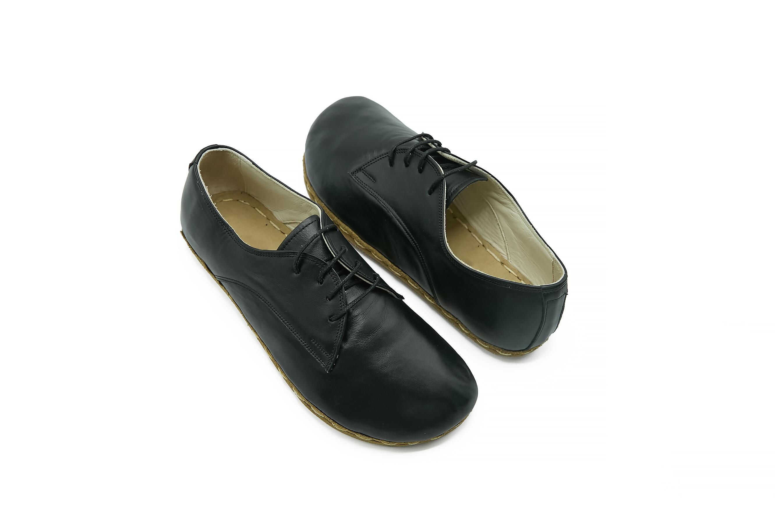 Men's Handmade Leather Barefoot Shoes: Zero Drop Oxford Shoes - Etsy