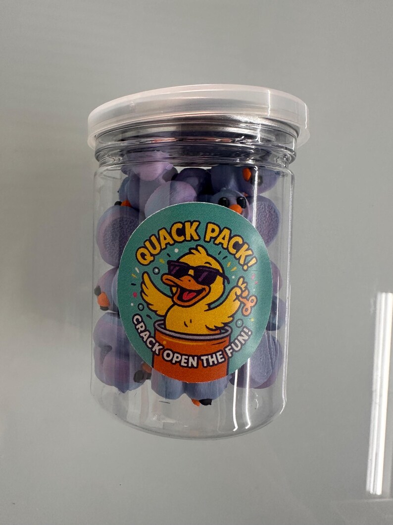 Mini Rubber Duck Quack Pack: Sensory Fidget Toy, Cruise Jeep Duck - Etsy