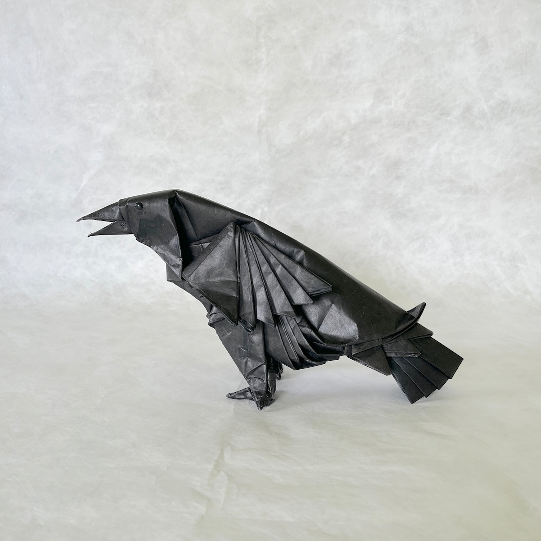 Life-sized Origami Crow - Etsy
