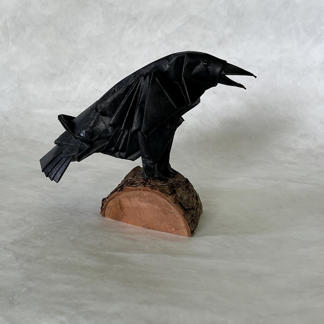Origami Crow - Etsy