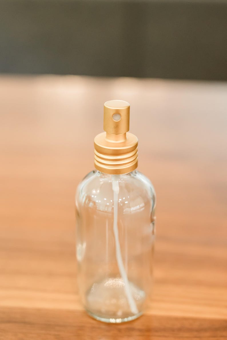 Glass Clear Mist Spray Bottle With Aluminum Sprayer - Etsy