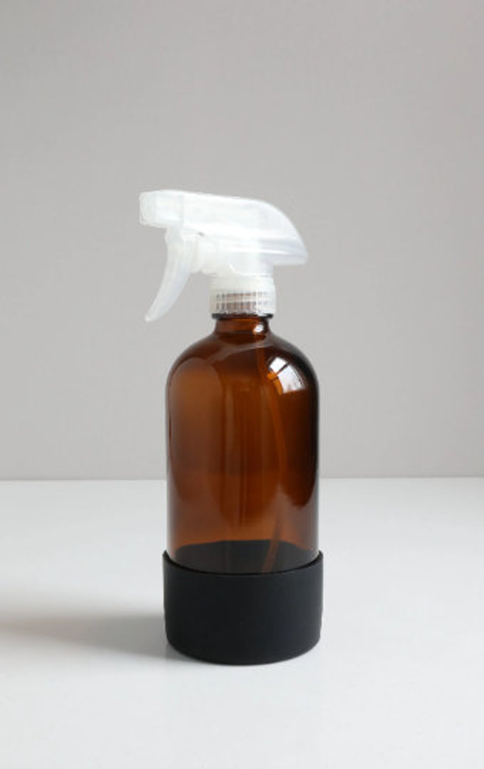 Amber Glass Spray Bottles With Silicone Base - Etsy