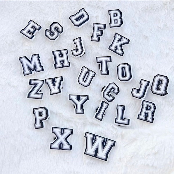 Jibbitz Letters - Etsy