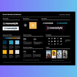Canva Templates for Clean and Minimalist Brand Identity Guideline 8x11 ...