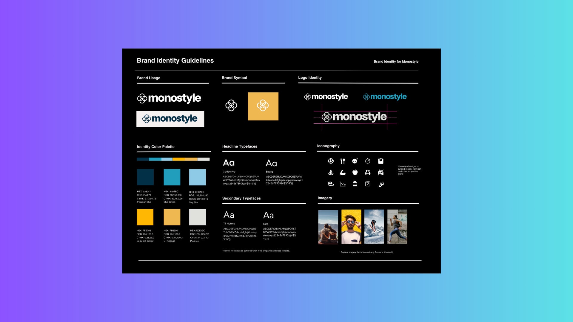 Canva Templates for Clean and Minimalist Brand Identity Guideline 8x11 ...