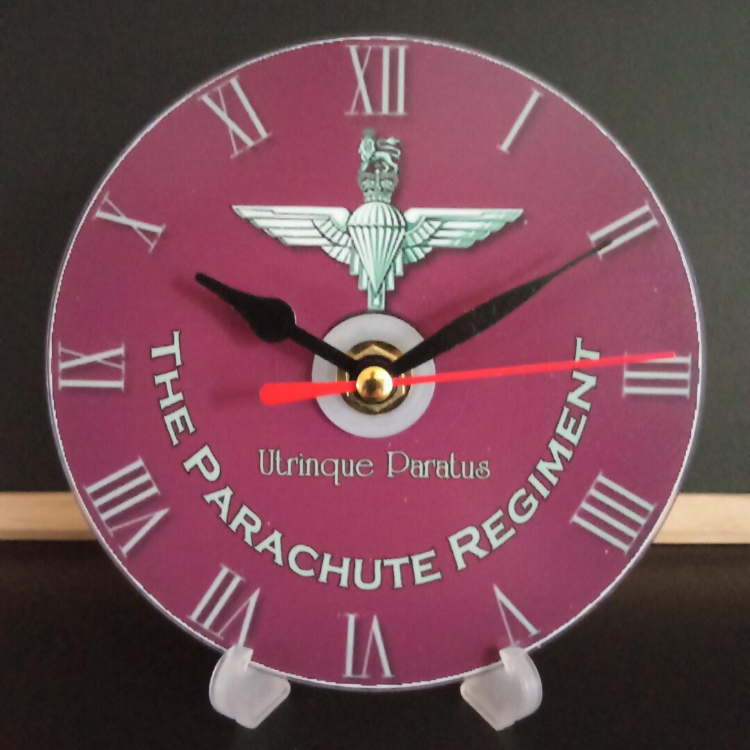 Parachute Regiment Gift Dvd Desk Clock, the Paras, Militaria - Can Be ...