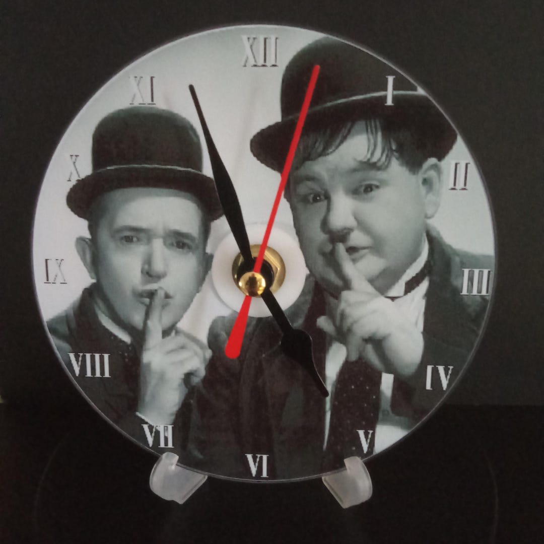 Laurel and Hardy DVD Desk Clock - Hollywood Comedy Duo Gift - Etsy